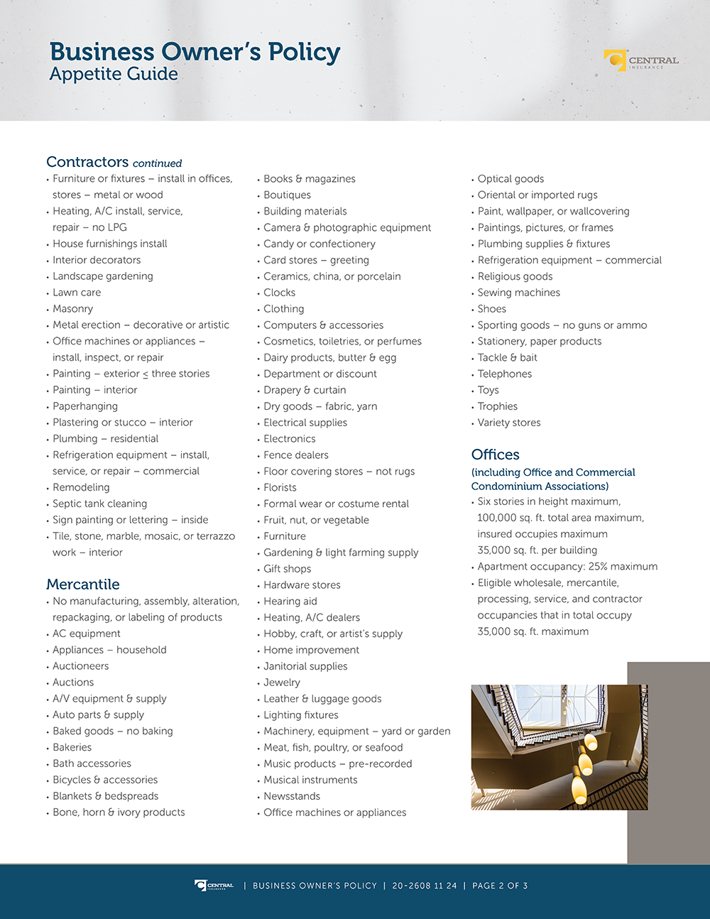 BOP - Appetite Guides