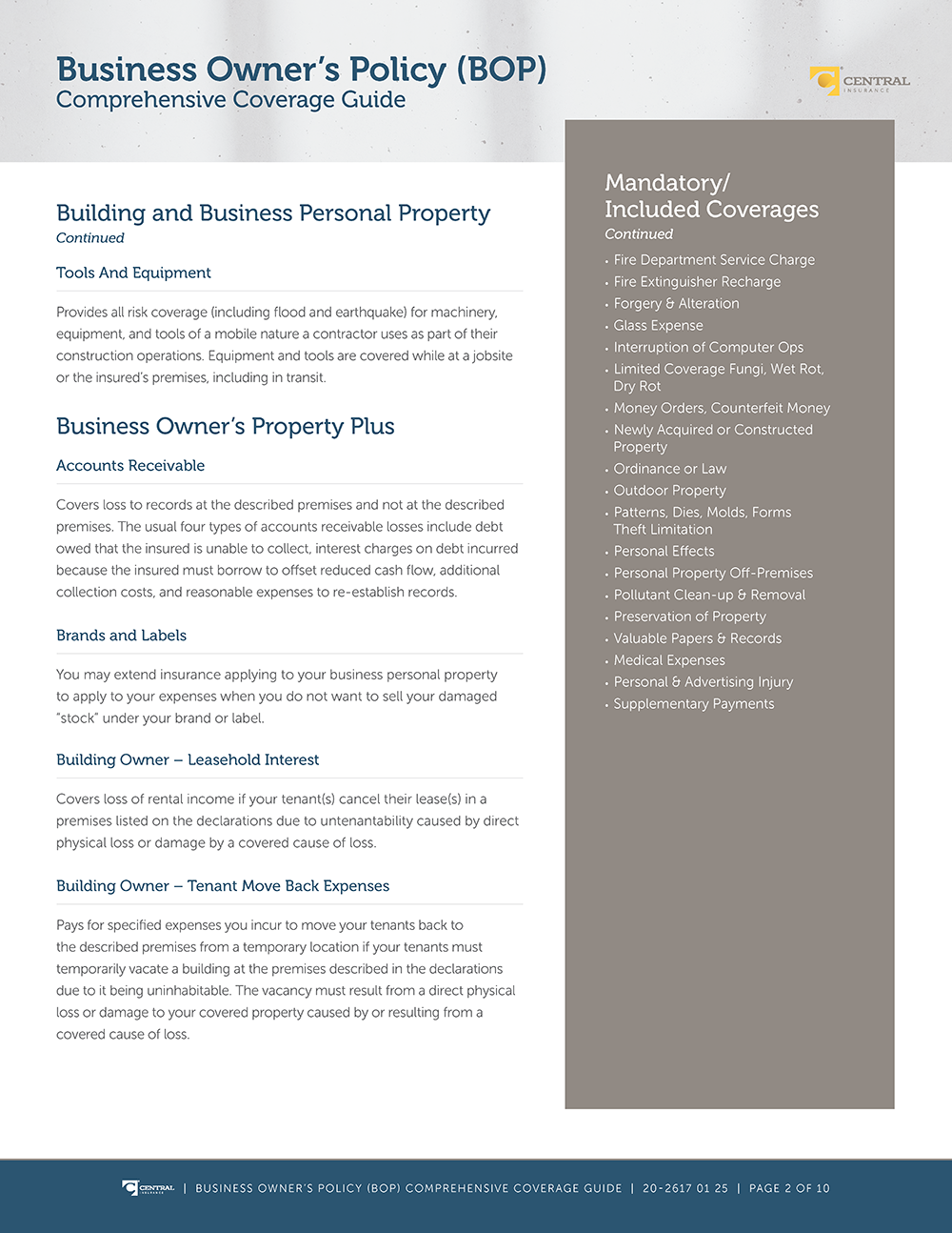 BOP - Coverage Guides