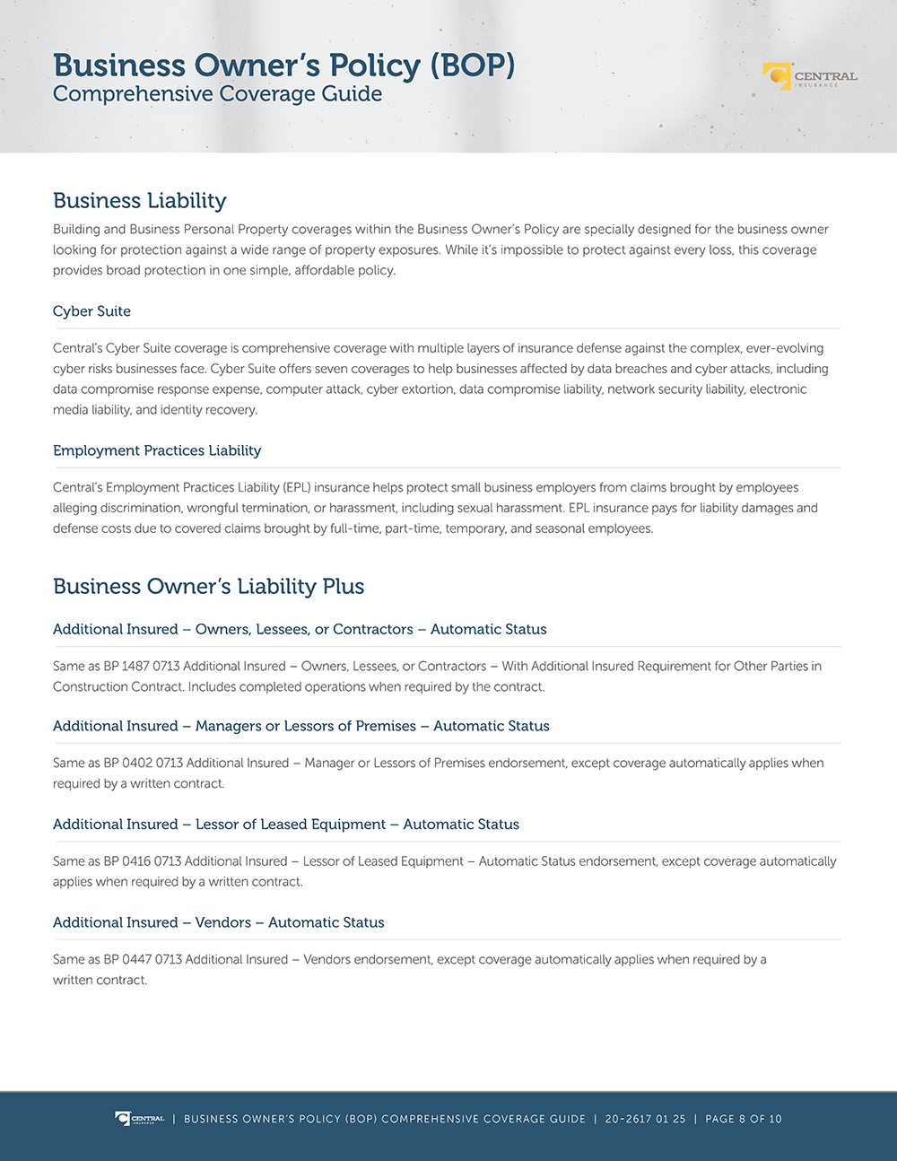 BOP - Coverage Guides